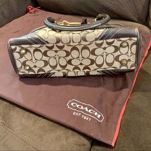 Coach | Bags | Coach Tassel Shoulder Bag In Signature Print | Poshmark